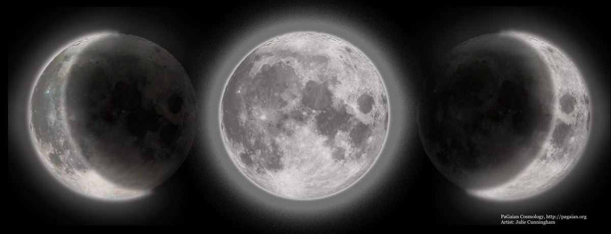Triple Moon in Her Southern Hemisphere Presence | PaGaian Cosmology